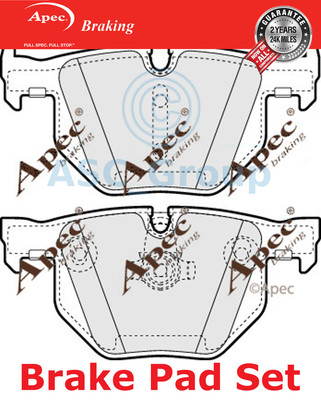 Apec Rear Brake Pads Set OE Quality Replacement PAD1344 | eBay UK
