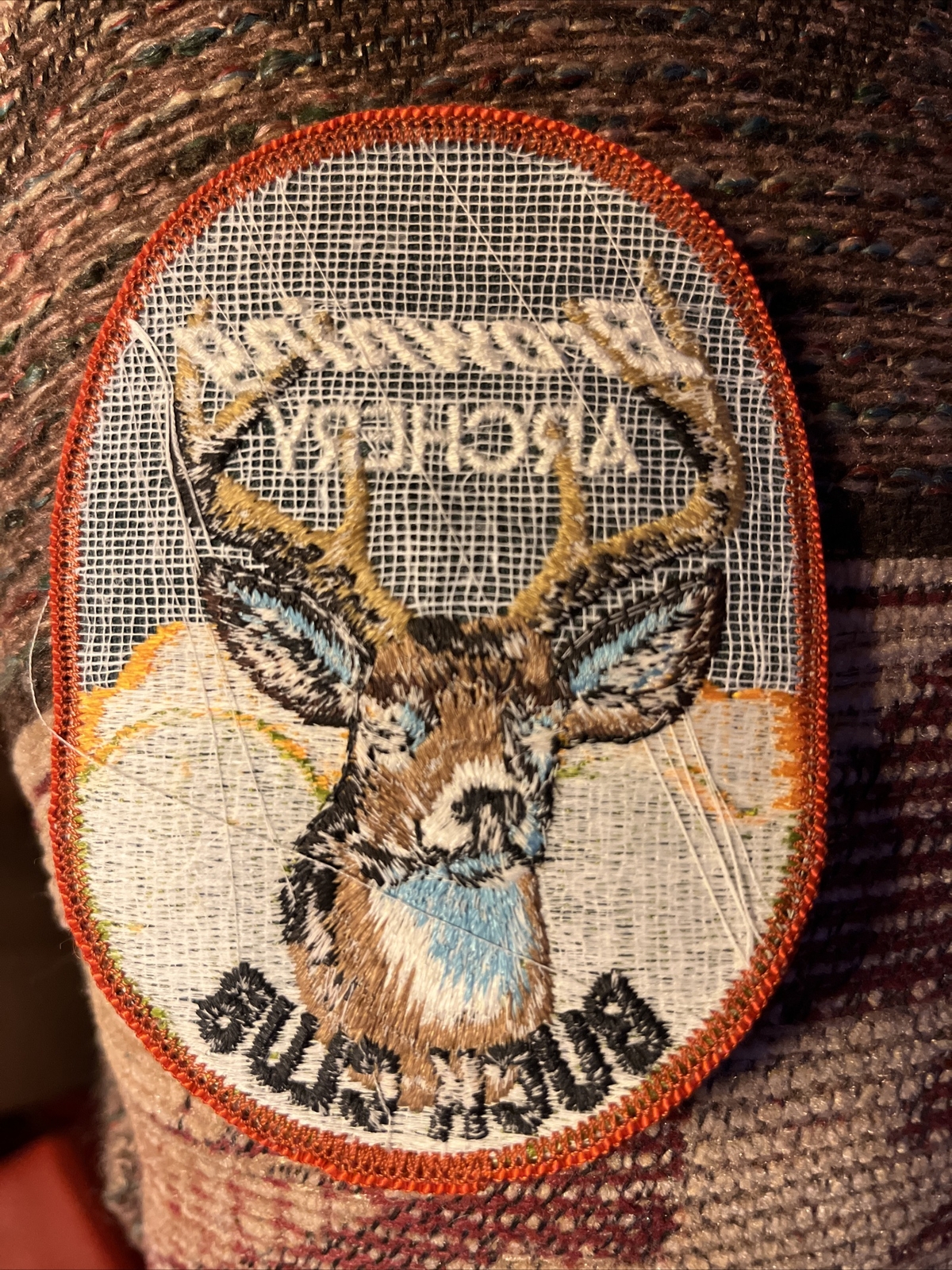 VINTAGE BROWNING ARCHERY BUCK CLUB HUNTING PATCH Vivid Colors Never ...