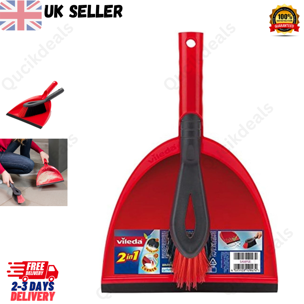 Vileda 141742 Dust Pan and Brush Set for sale online | eBay