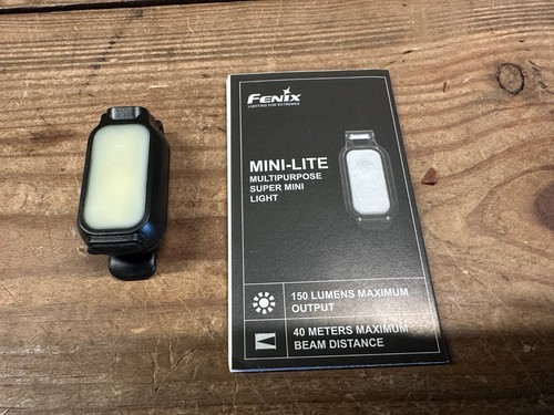 Fenix MINI-LITE Compact EDC Flashlight 2 Mini Light Red Blue Light ...
