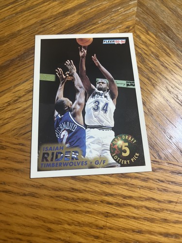 1993-94 Fleer NBA Draft Lottery Exchange Isaiah Rider #5 of 11 ...