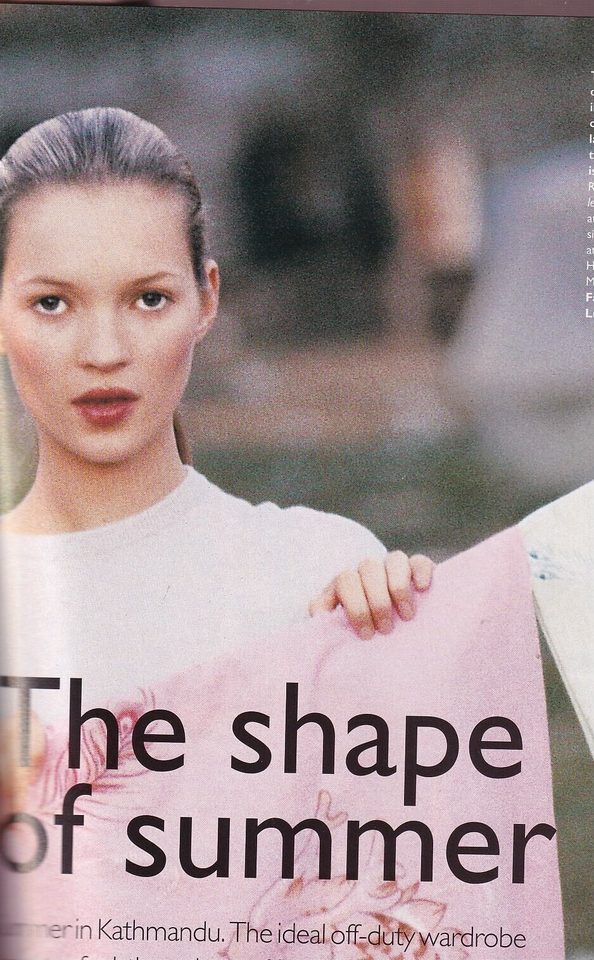 VOGUE UK TATJANA PATITZ HELENA CHRISTENSEN KAREN MULDER MEGHAN DOUGLAS ...