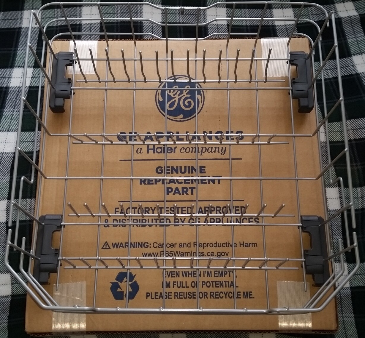 Genuine OEM GE Dishwasher Lower Rack Assembly Part# WD28X26099 | eBay