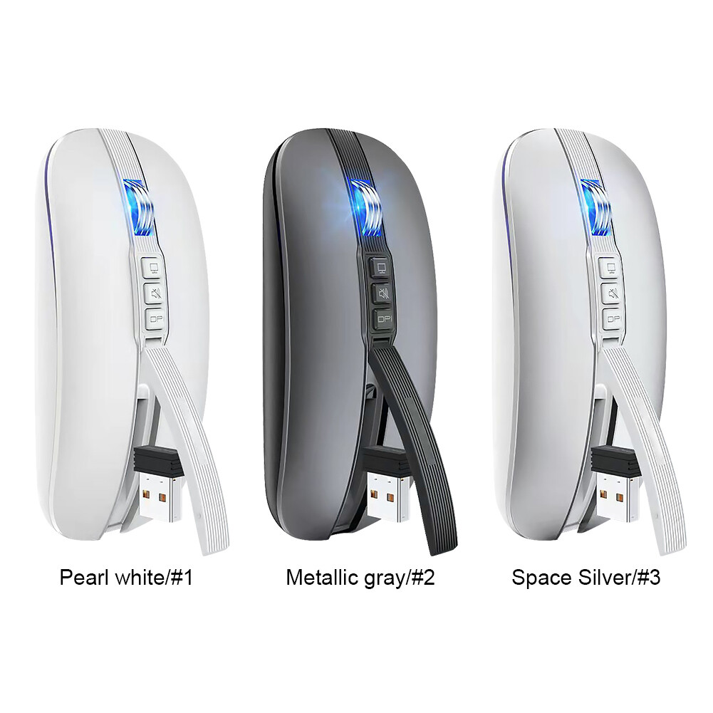 M113 Bluetooth-Compatible Wireless Gaming Mouse USB 2400DPI PC Laptop ...