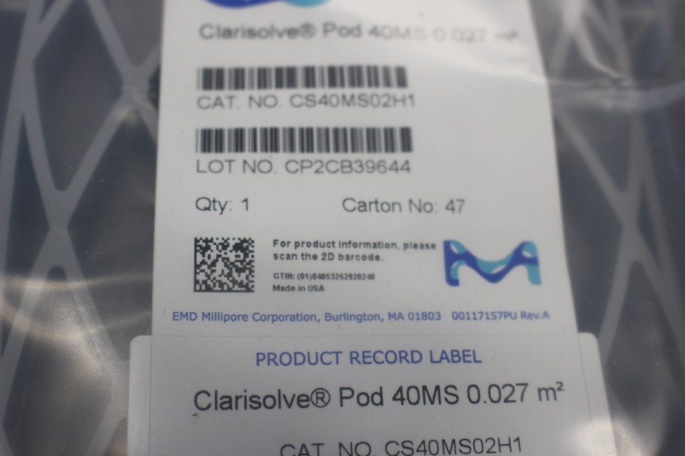 Millipore Clarisolve 40 µm Lab Scale Depth Filters (0.027 m2 0.29 ft2 ...