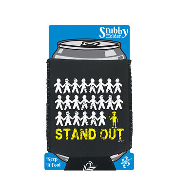 Stand Out Alien - Novelty Funny Gift Stubby Holder With Base Gifts | eBay