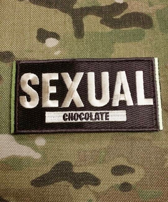 Mojo Tactical SEXUAL CHOCOLATE Embroidered Morale Patch | eBay