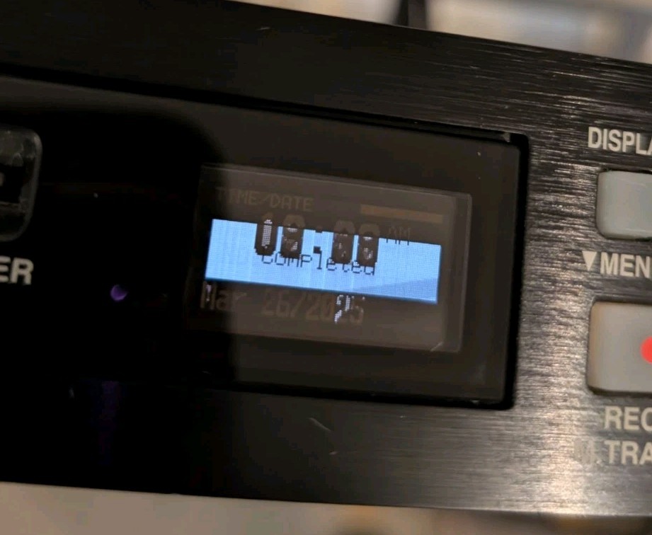 Denon Solid State Recorder DN-F450R Rack Mountable READ SCREEN DISPLAY ...