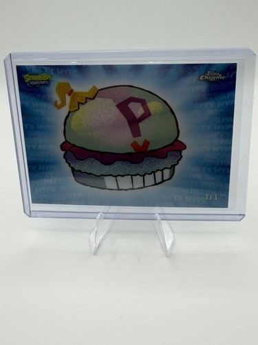 2025 Topps Chrome SpongeBob SquarePants SSSSSP Patty Hype 1/1 PH-64 ...