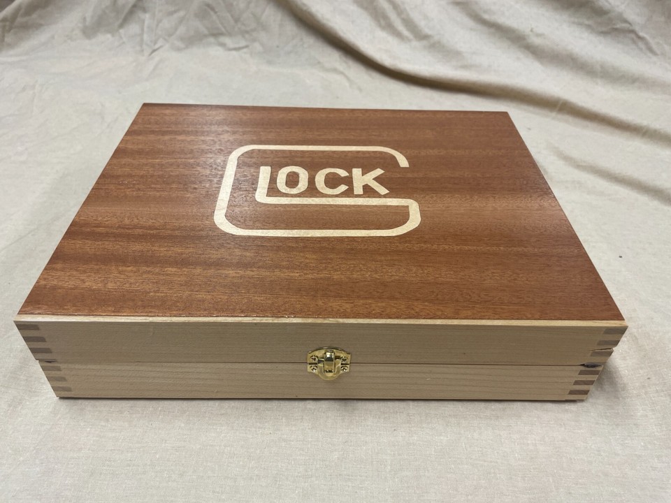 Hand Crafted Glock Solid wood Storage boxes, gun case, display box ...