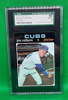 1971 TOPPS JIM COLBORN ROOKIE RC #38 SGC 88 NM/MT 8 CUBS | eBay