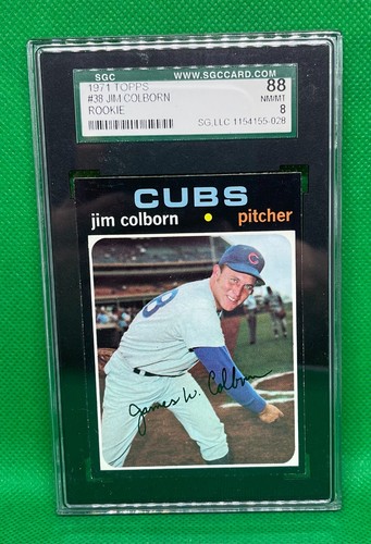 1971 TOPPS JIM COLBORN ROOKIE RC #38 SGC 88 NM/MT 8 CUBS | eBay