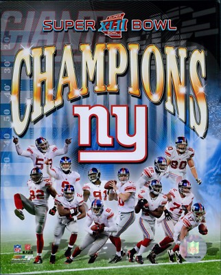 New York Giants 2008 Team Champions Licensed NFL Unsigned Glossy 8x10 ...