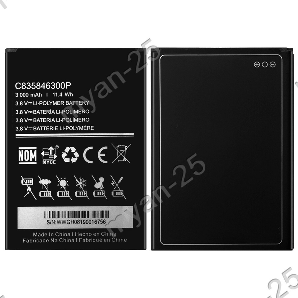 BLU V5 V0410UU Replacement BLU Battery C835846300P 3000mAh 11.4Wh 3.8v ...