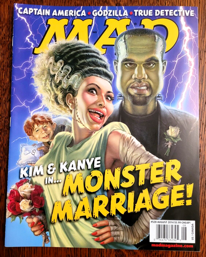 Mad Magazine 528 August 2014 Kim Kardashian Kanye West NEW | eBay