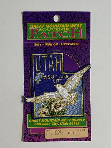 Vintage Salt Lake City Utah Souvenir Patch Travel | eBay