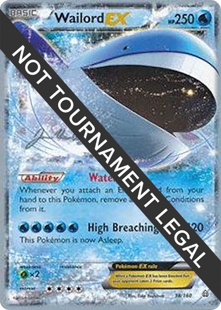 Wailord EX - 2015 (Jacob Van Wagner) 38/160 World Championship Decks ...