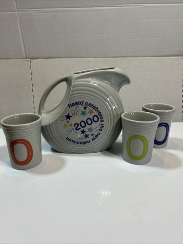 Fiesta Dinnerware Set, Celebrate New Millenium, 2000, Disc Pitcher, 3 ...