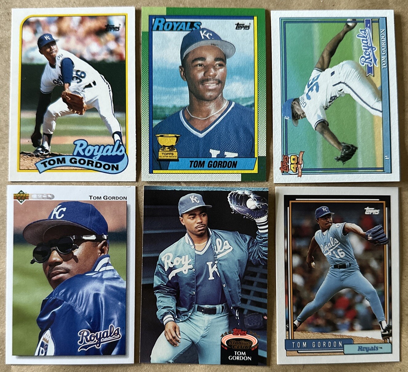 Tom “Flash” Gordon Lot Of 6 KC Royals w/1989 Topps Traded RC #38T ⚾️ | eBay