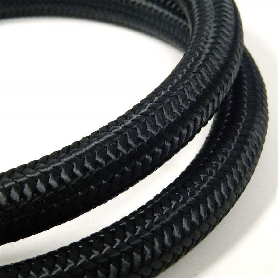 1M/3.3ft AN16 Oil Fuel Line Gas Radiator Nylon Steel Braided Hose For ...