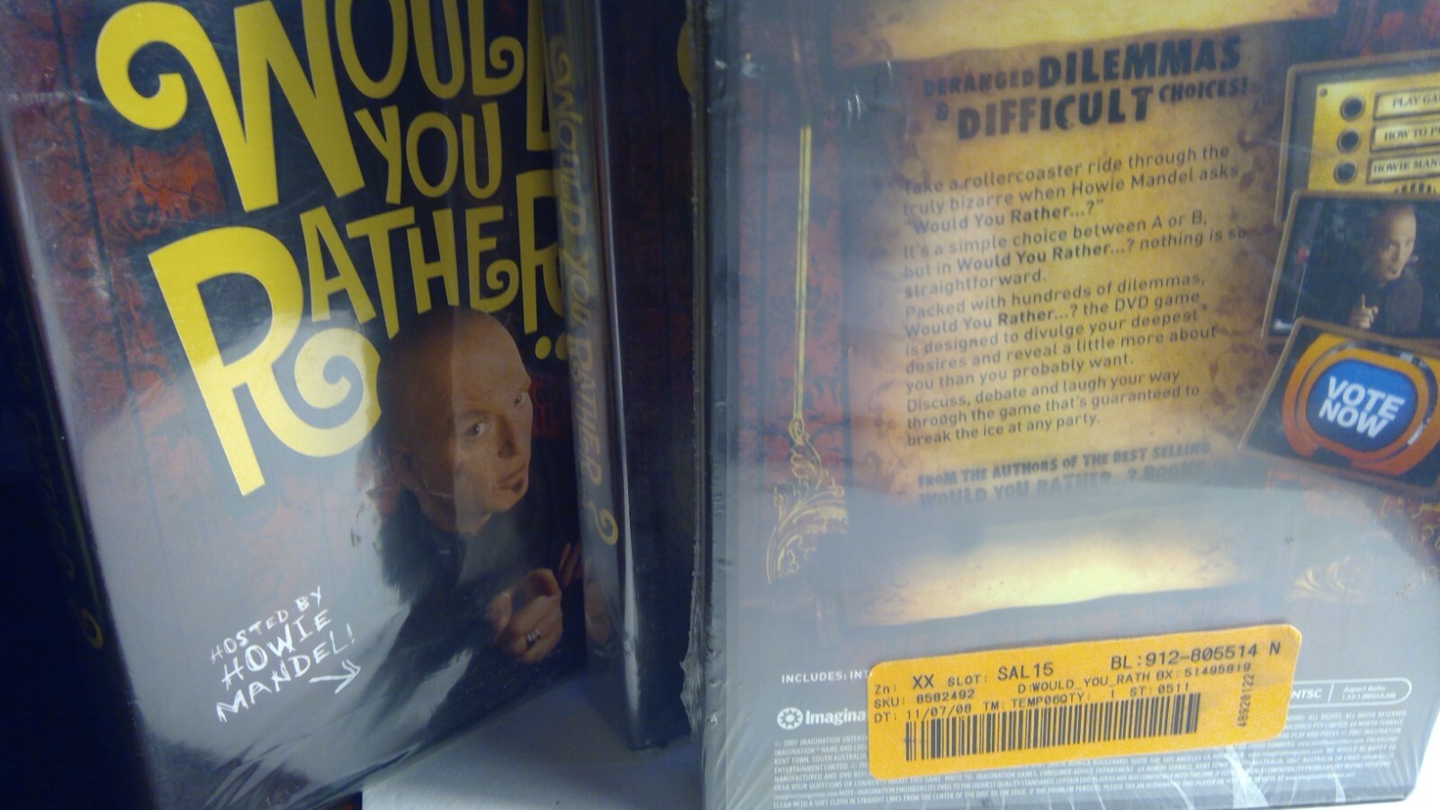 Would You Rather interactive DVD Game by Howie Mandel New DVD | eBay