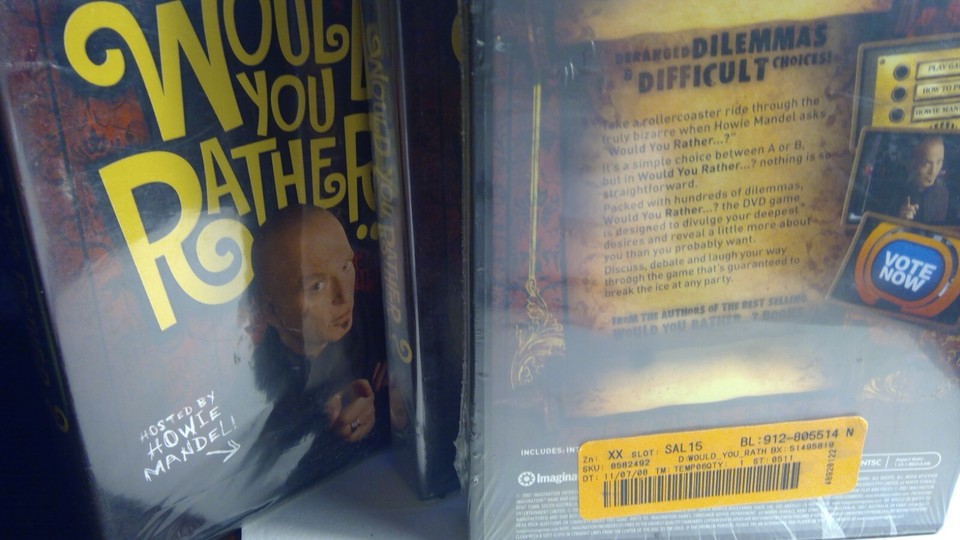 Would You Rather interactive DVD Game by Howie Mandel New DVD | eBay