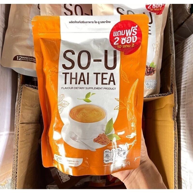 6x SO U Thai Tea Weight Loss Speed Up Metabolism No Sugar Reduce ...
