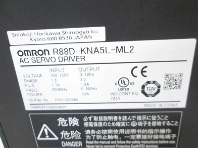 New Omron R88D-KNA5L-ML2 AC Servo Driver GS | Grelly USA