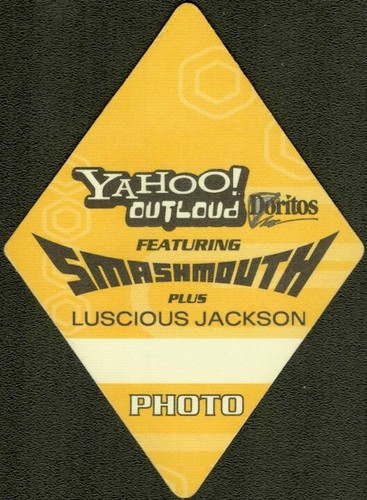 Smash Mouth Backstage Pass - 2000 Out Loud Tour | eBay
