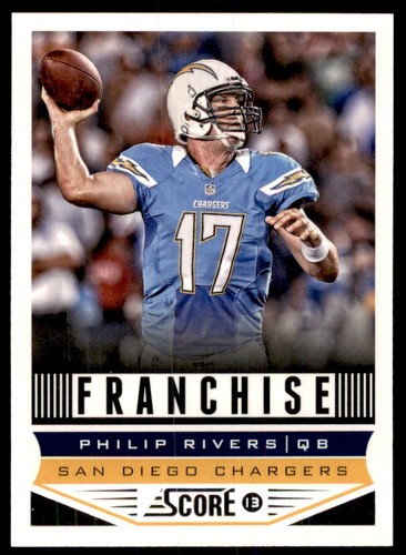 2013 SCORE PHILIP RIVERS SAN DIEGO CHARGERS #293 | eBay