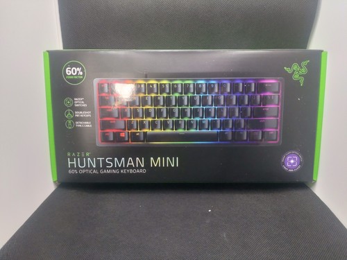 Razer Huntsman Mini 60% Optical Gaming Keyboard Used-Purple switches ...