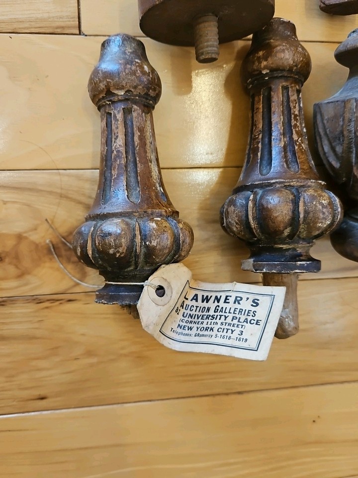 Salvaged Wood Turn Post Lot Good Condition | eBay