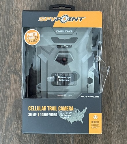 Spypoint FLEX-PLUS 36 Megapixel Cellular Trail Camera - New in Box ...