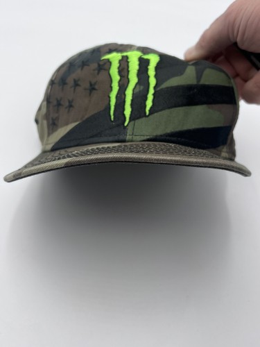 Monster Energy New Era 9Fifty Athlete Snapback Hat Cap Camo Camouflage ...