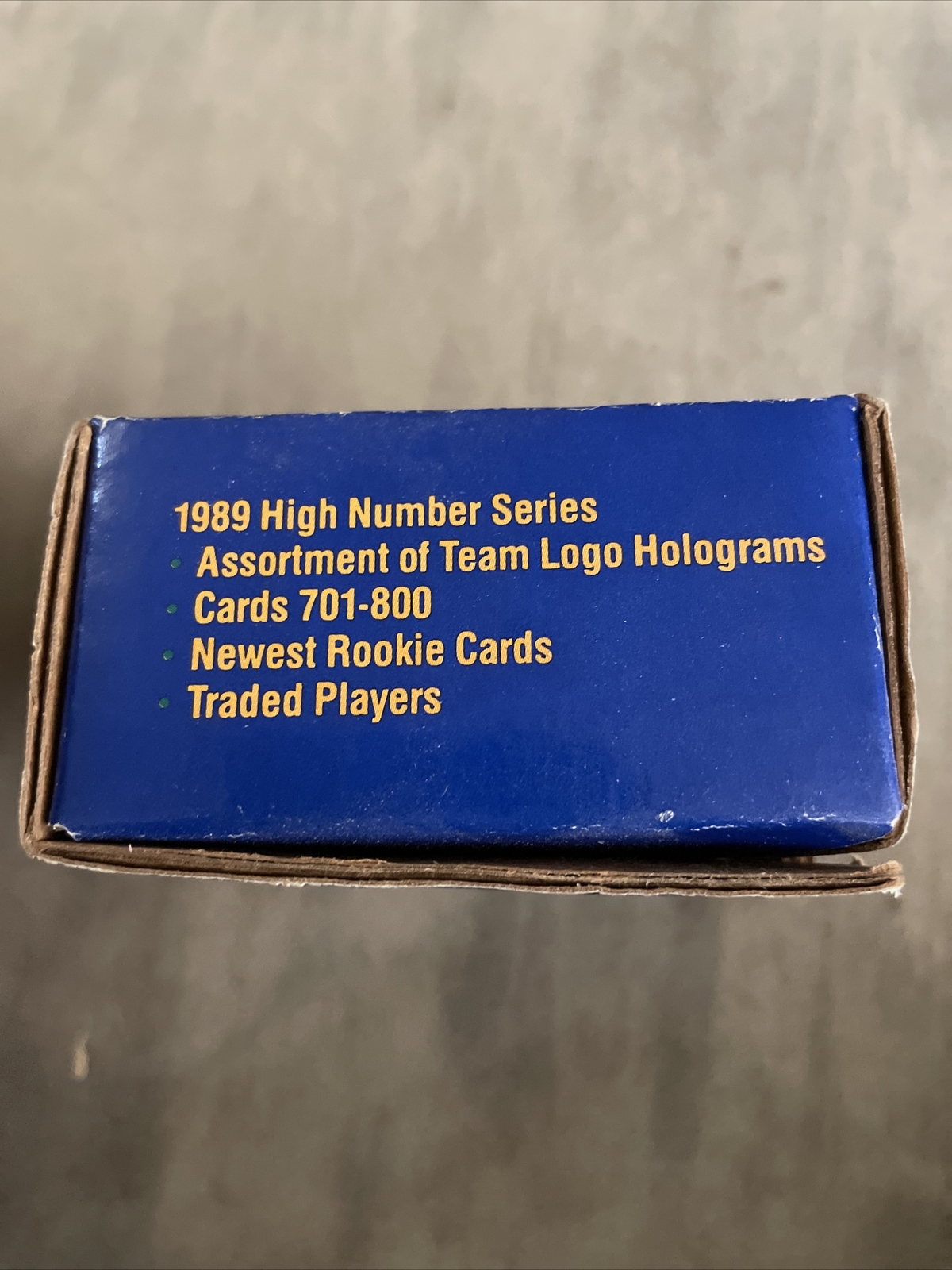 1989 Upper Deck High Series box #701 to 800 | eBay