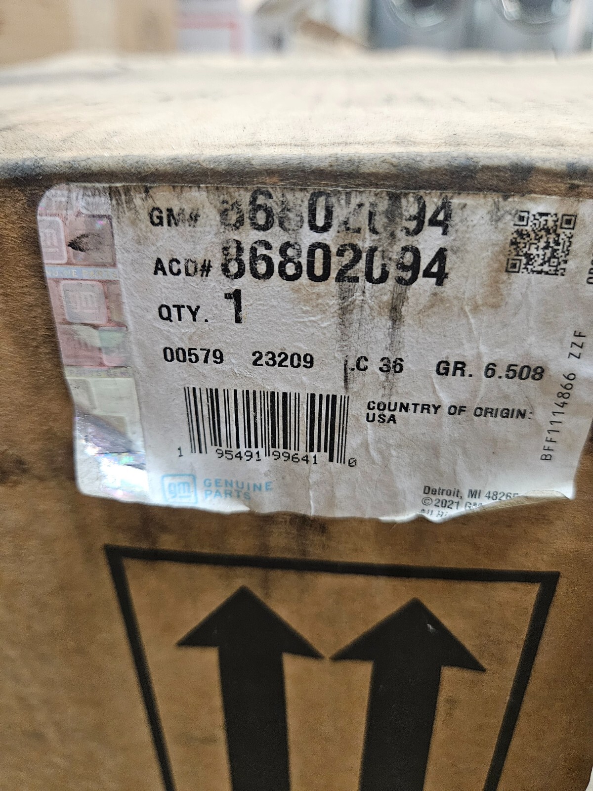 GM OEM 86802094 Hydraulic steering gear 2020-2025 Silverado Sierra 2500 ...