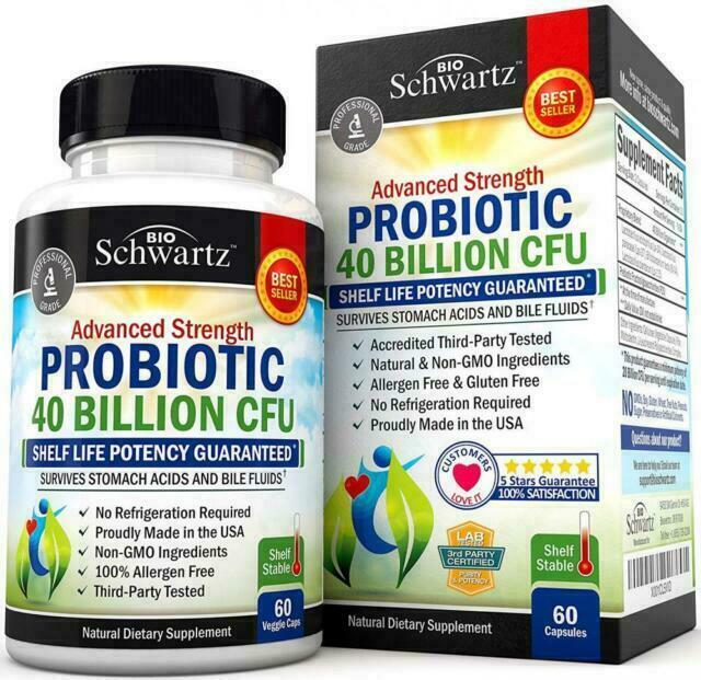 Bio Schwartz Probiotic 40 Billion CFU Capsule - 60 Count for sale ...