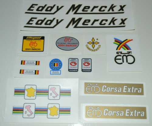 Eddy Merckx Titanium complete full set decals , 2 options on your ...