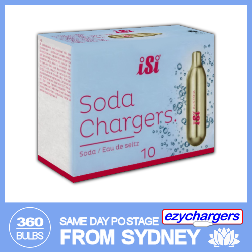 360 SODA CHARGERS ISI 10 PACK X 36 CO2 CARBON DIOXIDE EUROPEAN SYPHON ...