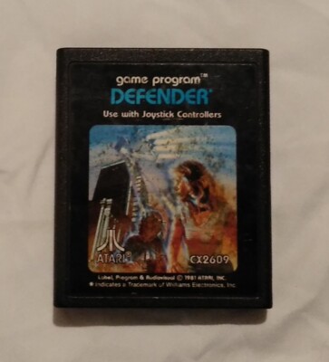 Defender Video Game by Atari - CX2609 - 1981 | eBay