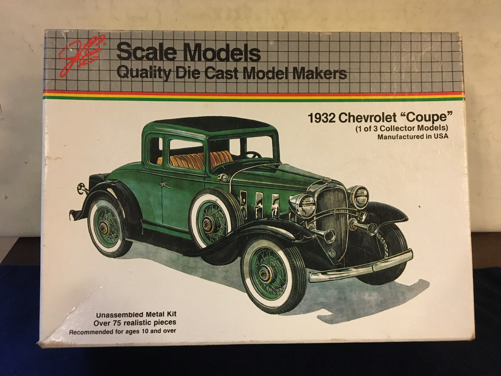 JLE 1932 Chevrolet "Coupe" Model Kit, Metal 1/20 Scale Models, New Open ...