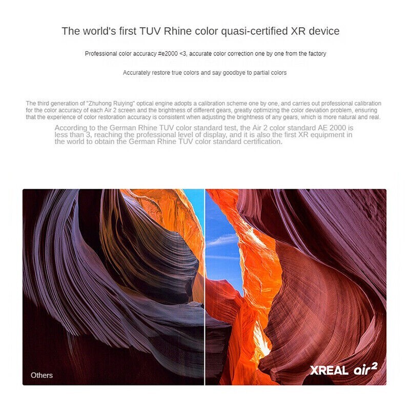 XREAL Air 2 Smart AR Glasses 330 inch Giant Screen 3D Cinema VR Gaming ...