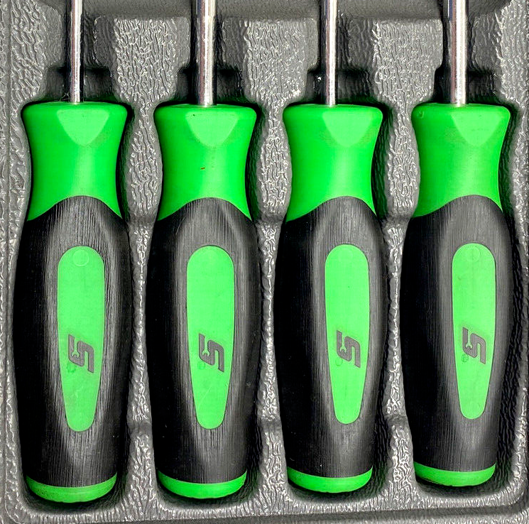 Snap-on Tools 4pc Soft Grip Mini screwdrivers Set SGDX40BR, 6 colors ...