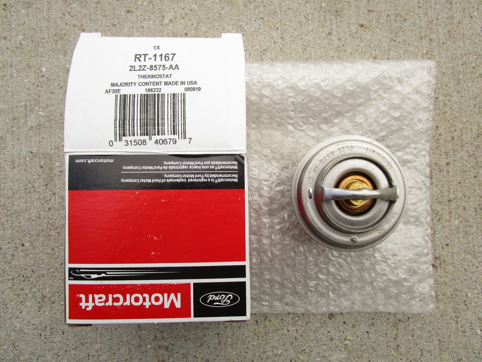 FORD 2L2Z-8575-AA 2L2Z8575AA MOTORCRAFT RT1167 ENGINE COOLANT ...
