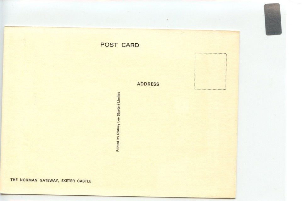Norman Gateway, Exeter Castle Postcard | eBay