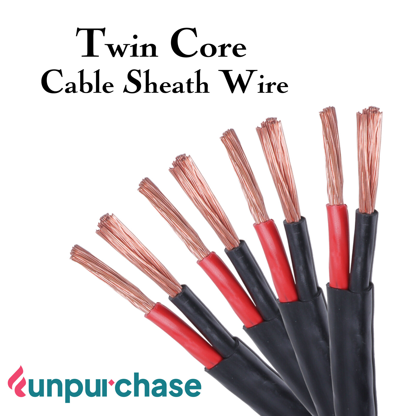 Twin Core Sheath Cable 10mm/6mm/4mm/20AWG/17AWG/13AWG Automotive ...