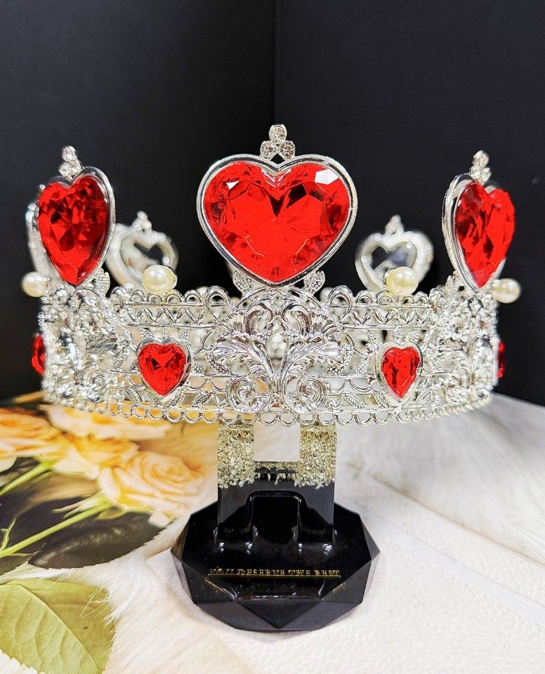Wedding Crown, Bridal of Heart Crown, Love Crown, Valentine Crown ...