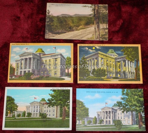 Vintage postcards lot 5 North Carolina postcards State Capitol | eBay