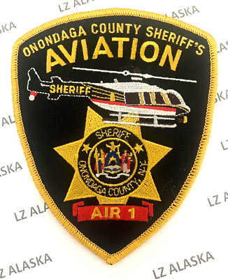 ONONDAGA COUNTY SHERIFF'S AVIATION DIVISION PATCH (PD8) NEW YORK | eBay
