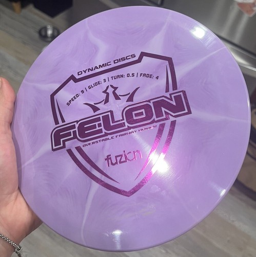 Dynamic Discs FUZION Burst Felon, Grape Blast, Awesome Feel, Unthrown ...